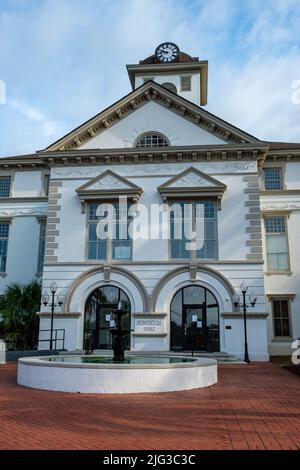 Brooks County Courthouse, Courthouse Square, Quitman, Georgia Stock ...