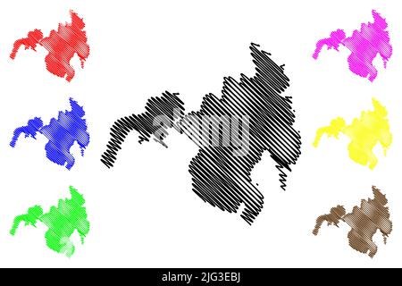 Mindanao island (Southeast Asia, Republic of the Philippines) map ...