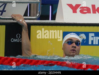 Kristof Milak of Hongrie Finale 100 M Butterfly Men during the 19th ...