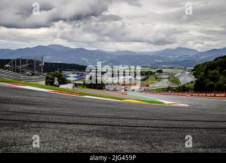 SPIELBERG - An overview of the still empty Red Bull Ring race track in ...