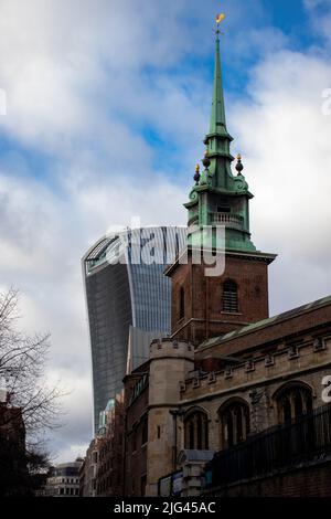 Modern and classical architecture,City of London,London,England,United ...