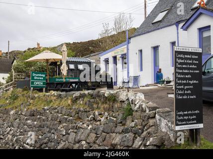 the small crofting village of drumbeg in the north west of scotland ...