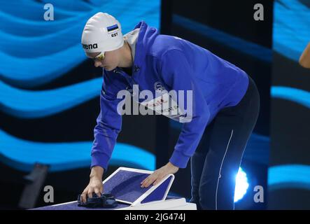 Eneli Jefimova of Estonie 50 M Breaststroke Women during the 19th FINA ...