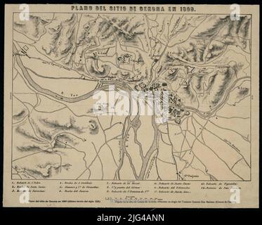 'Plan de Castro' is a historical map showing the layout and structure ...