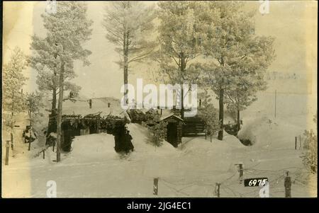 Waffenruhe on the Eastern Front. Winter silence in the German quarters ...