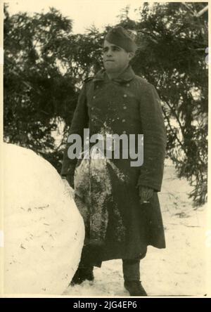 Portrait of Divisionary Soldier in Nevado Landscape. Touched with ...