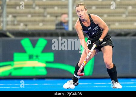 AMSTELVEEN, NETHERLANDS - JULY 5: Megan Hull of New Zealand during the ...