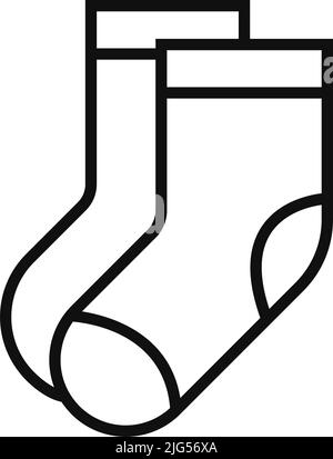 Sock icon logo design illustration template vector Stock Vector Image ...