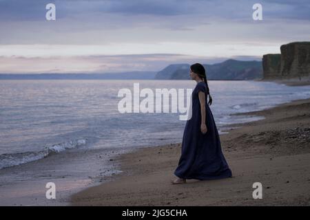PERSUASION, Dakota Johnson, as Anne Elliot, 2022. ph: Nick Wall ...