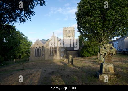 TYWARDREATH Cornwall England 06 07 2022 TYWARDREATH CHURCH Stock Photo ...