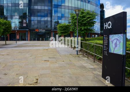 Chester, UK: Jul 3, 2022: HQ in Chester is a prestigious landmark ...