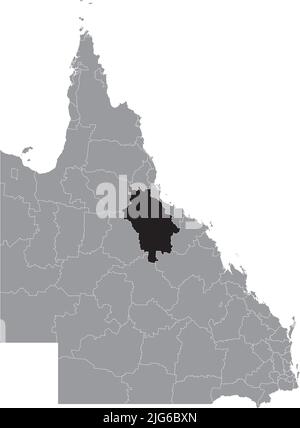 Charters Towers (Queensland) outline map set Stock Vector Image & Art ...