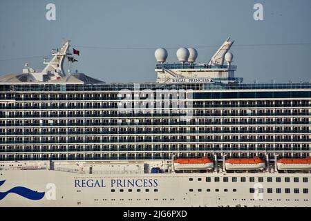 Marseille, France. 06th July, 2022. The Regal Princess Royal-class ...