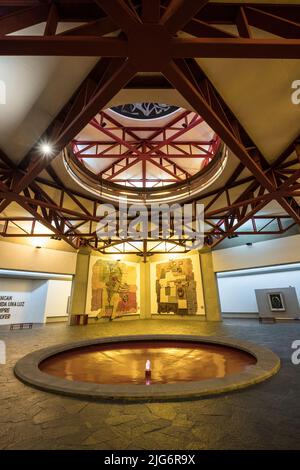 Ecuadorian painter Oswaldo Guayasamin's home was designed and built for ...