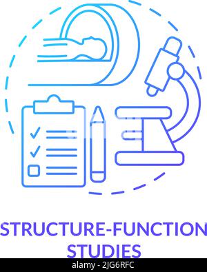 Structure function studies concept icon Stock Vector Image & Art - Alamy