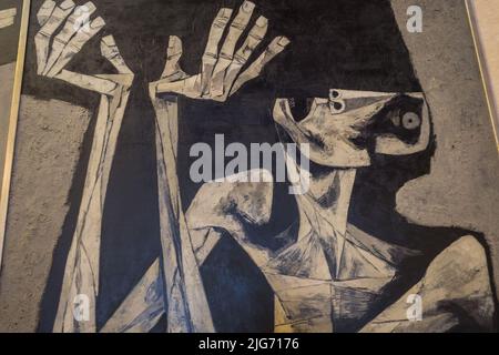 Ecuadorian painter Oswaldo Guayasamin's home was designed and built for ...