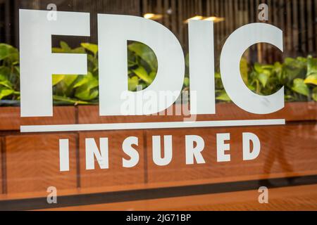 Bank Member FDIC Sign, New York City, USA 2022 Stock Photo - Alamy
