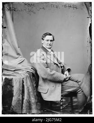 Portrait of Joseph Jefferson, an American actor known for his portrayal ...