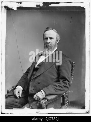 Hayes, President Rutherford B., between 1865 and 1880 Stock Photo - Alamy