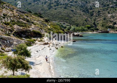 Griechenland, Insel Fourni, Bucht Petrokopio Stock Photo - Alamy