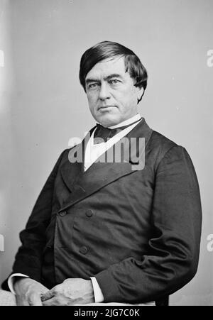 A portrait of Cassius M. Clay, an American diplomat, abolitionist, and ...