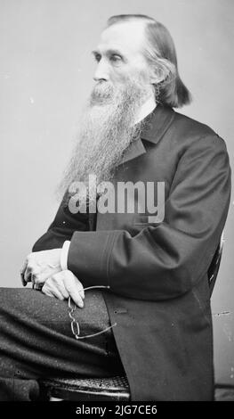 Portrait of Dr. Gray, a 19th-century figure, likely a physician or ...