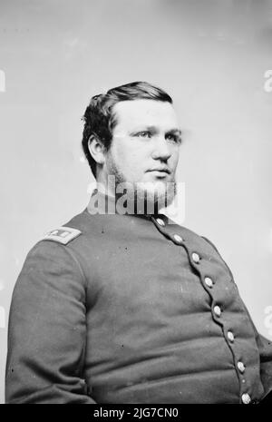 Joseph Yates, U.S. Army Quartermaster during the 19th century, captured ...