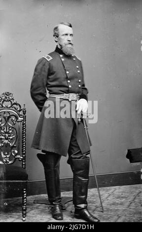 A portrait of General David Bell Birney, a Union Army officer during ...
