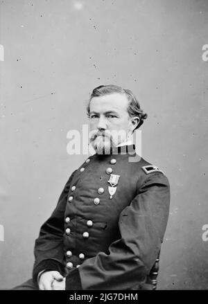 Portrait of Brigadier General Thomas Ewing, Jr., a Federal Army officer ...