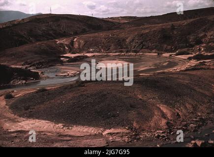 Image from 'The Copper-mining Industry,' detailing the copper mining ...