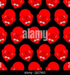 Straining face pattern seamless. Tense face guy background. Grimacing ...