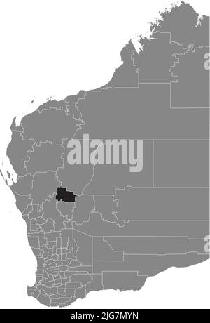 Cue (Western Australia) outline map set Stock Vector Image & Art - Alamy