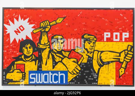 Great Criticism - Pop 1992 by Chinese artist Wang Guangyi Stock Photo ...