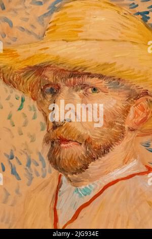 Self-Portrait 1889 by Vincent van Gogh Stock Photo - Alamy