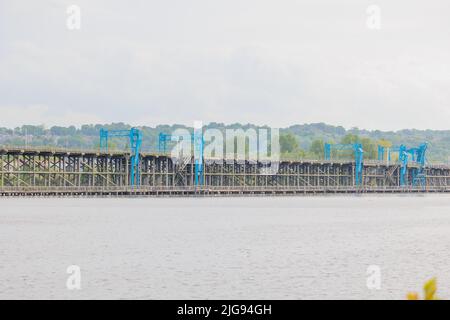 Dunston Gateshead England: 18th May 2022: View of Dunston Staiths from ...