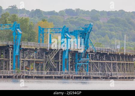 Dunston Gateshead England: 18th May 2022: View of Dunston Staiths from ...