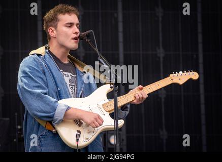 Sam Fender performs on the main stage during BBC Radio 1's Big Weekend ...
