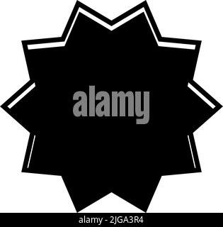 Badge, seal, token colorful button with highlight and empty space ...