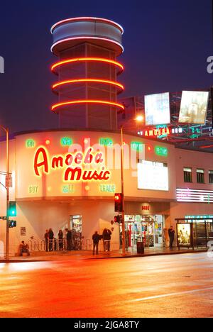 The legendary Amoeba Music, an independent record store in Los Angeles ...