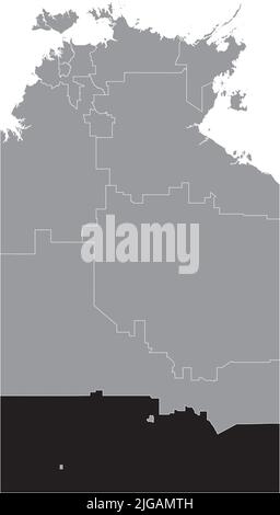 MacDonnell (Northern Territory) outline map set Stock Vector Image ...