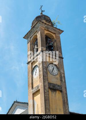A low-angle view of ancient buildings on a sunny day Stock Photo - Alamy