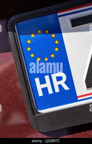 country identifier of car registration plate: Switzerland Stock Photo ...