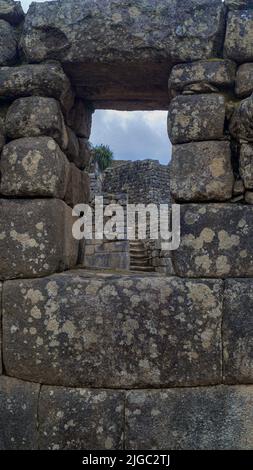 Incas window architecture Stock Photo - Alamy