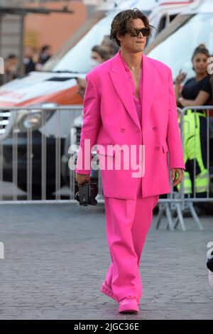 Charles Melton attends at the Valentino The beginning fashion show at ...