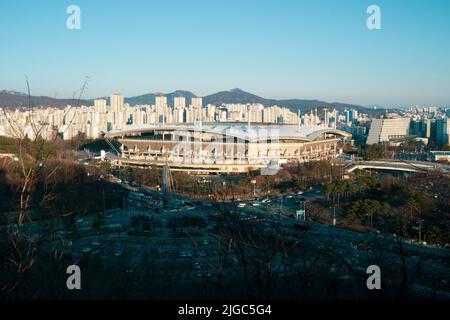 Apartment landscape in Mapo-gu, Seoul, Korea Stock Photo - Alamy