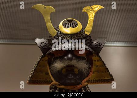 Japanese Samurai armour at The British Museum Stock Photo - Alamy