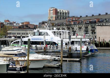 marina, Port, Boston, Massachusetts, USA, North America Stock Photo - Alamy