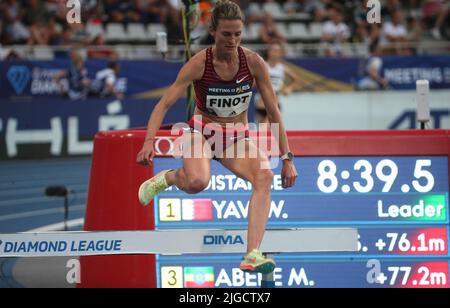Alice Finot of France 3000 M Steeple Women during the Wanda Diamond ...