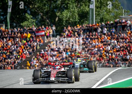Spielberg, Austria, 09th Jul 2022, Valtteri Bottas, from Finland ...