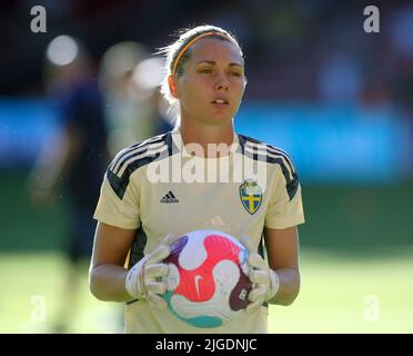 Jennifer Falk of Sweden during the UEFA Women's Nations League, Group D ...